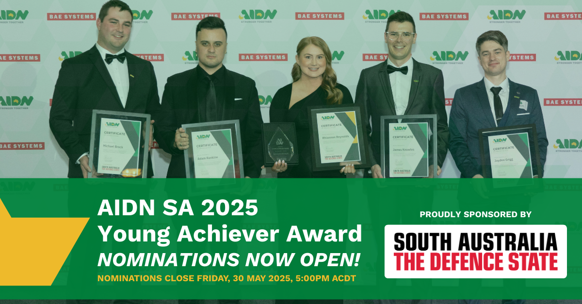 AIDN SA 2025 YOUNG ACHIEVER AWARD - NOMINATIONS NOW OPEN! | AIDN